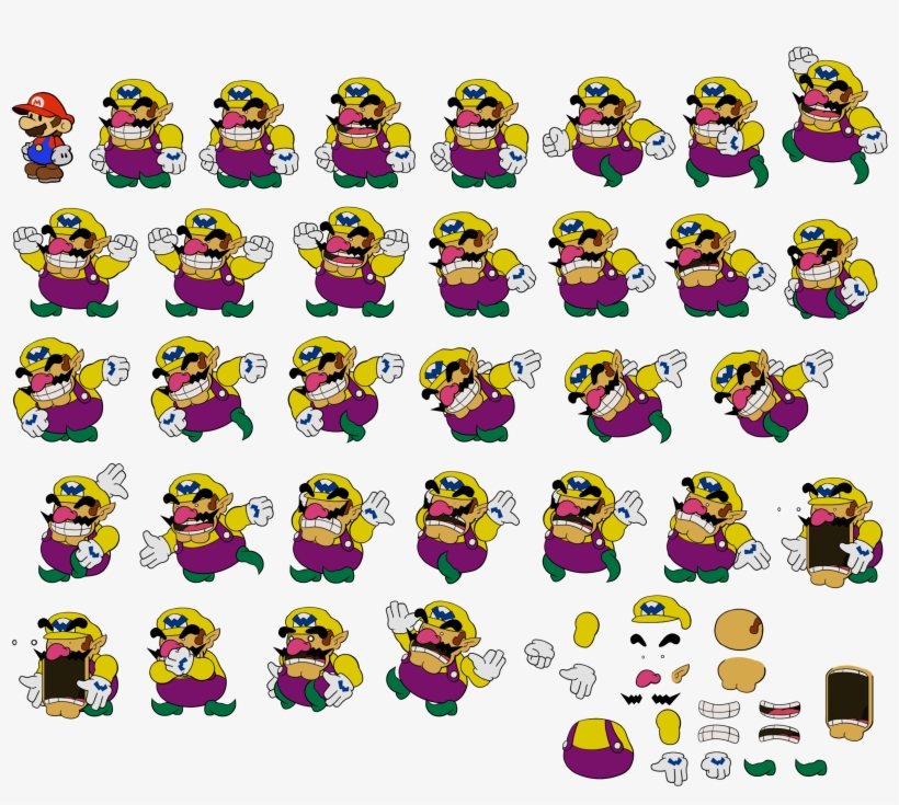 Click For Full Sized Image Wario - Wario Timeline - Free Transparent ...
