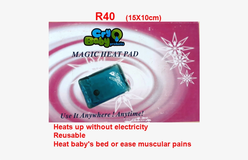 Cry Baby Small Magic Heat Pad R40 - Infant - Free Transparent PNG ...
