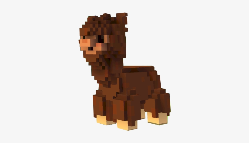 Tan Alpaca Cube World - Free Transparent PNG Download - PNGkey