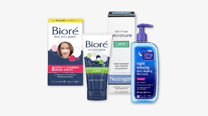 Biore Pore Unclogging Scrub 5oz - Biore Deep Cleansing Pore Strips - 6 ...