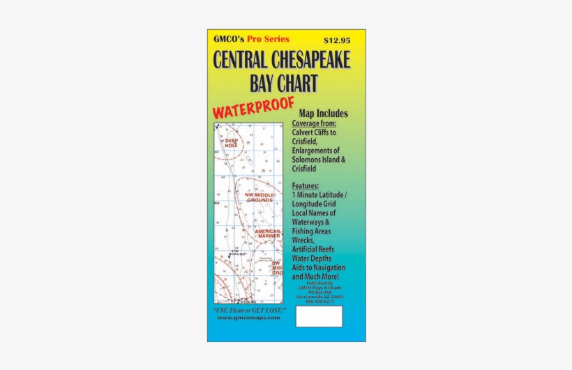 Central Chesapeake Bay Folded - Gmco Maps & Charts Southern Chesapeake ...