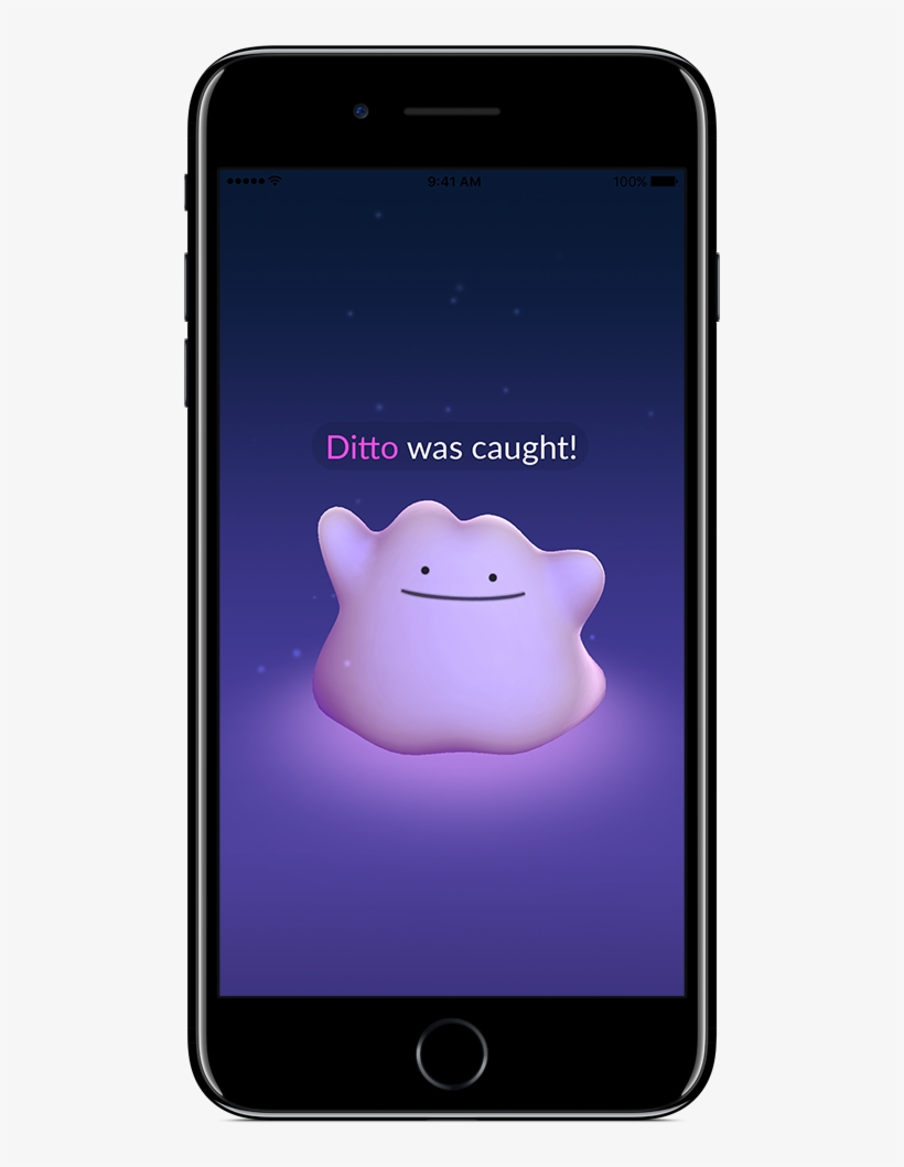 Pokemon Go Ditto - Smartphone - Free Transparent PNG Download - PNGkey