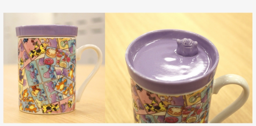 *pokecen* Ditto Da 'mon Goods ~ Mug Cup With Lid - Pokémon - Free ...