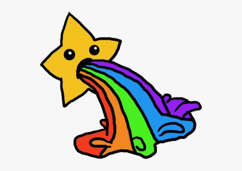 Vom - Star Rainbow Emoji - Free Transparent PNG Download - PNGkey