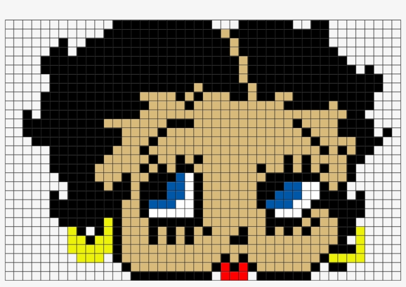 Perler Beads Betty Boop - Free Transparent PNG Download - PNGkey