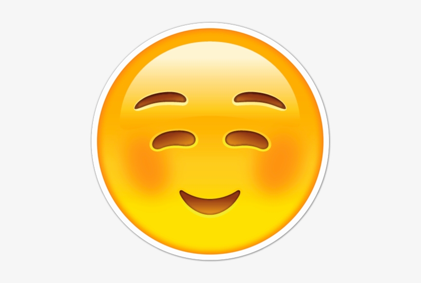 Emoji Sonriente Sonrojada - 😉 Png - Free Transparent PNG Download - PNGkey