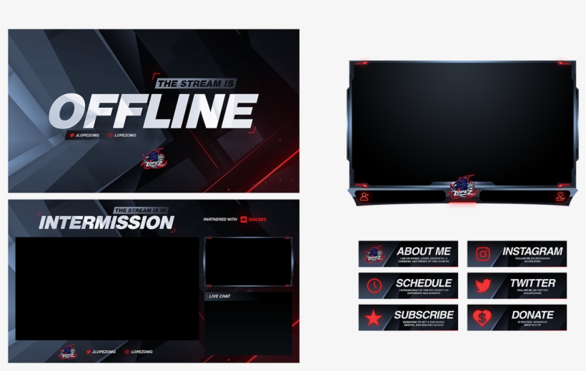 Multicoloured Facecam Stream Overlay Available Here - Led-backlit Lcd ...