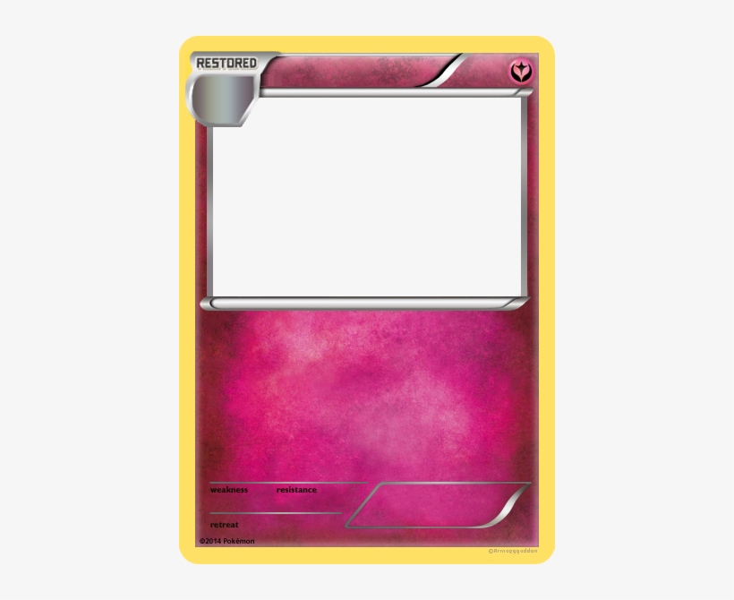 Mega Pokemon Card Template