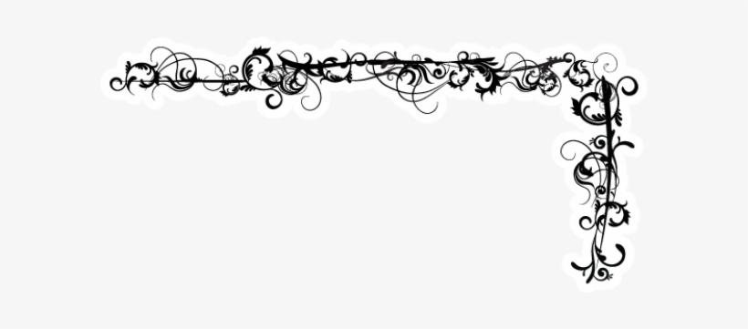 Black Corner Border Png - Free Transparent PNG Download - PNGkey