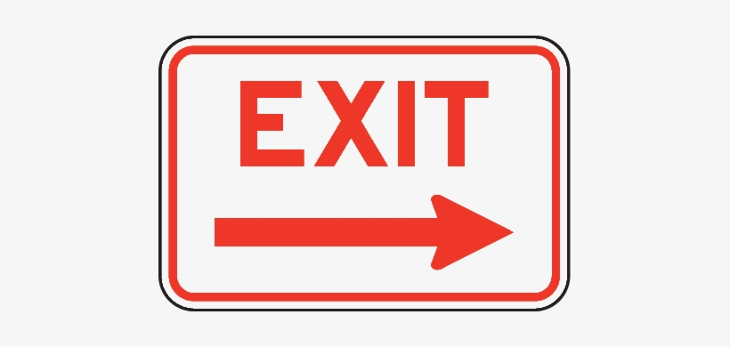 Exit Png - Entry And Exit Signs - Free Transparent PNG Download - PNGkey