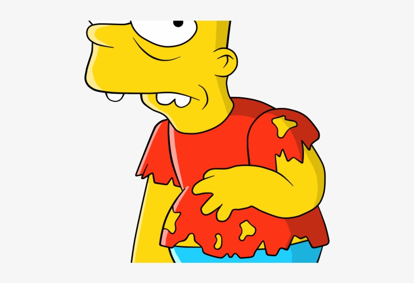 Bart Simpson Clipart Transparent Background - Simpsons Treehouse Of ...
