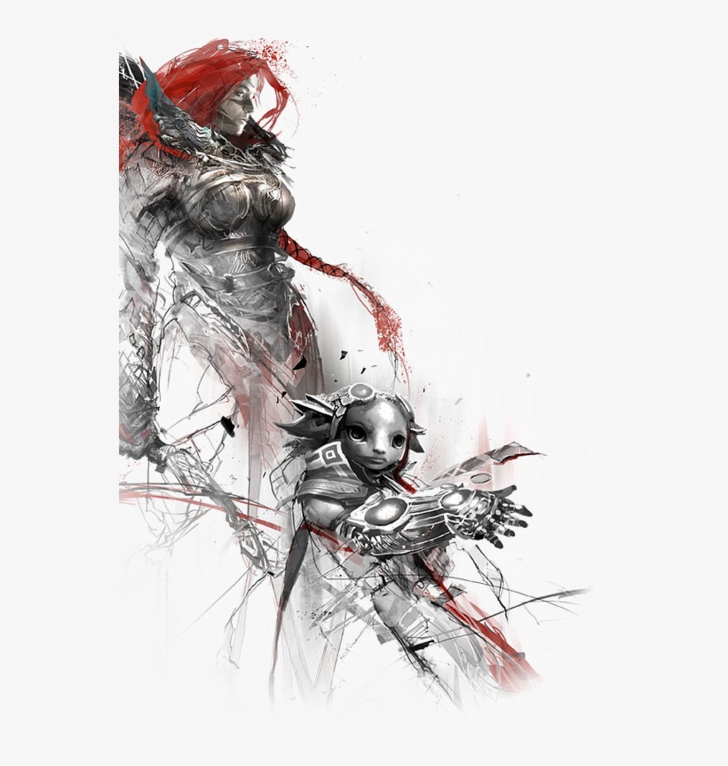 Main Page Background Left - Guild Wars 2 Sif Art - Free Transparent PNG ...