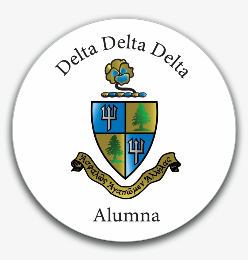 Delta Delta Delta Crest - Free Transparent PNG Download - PNGkey