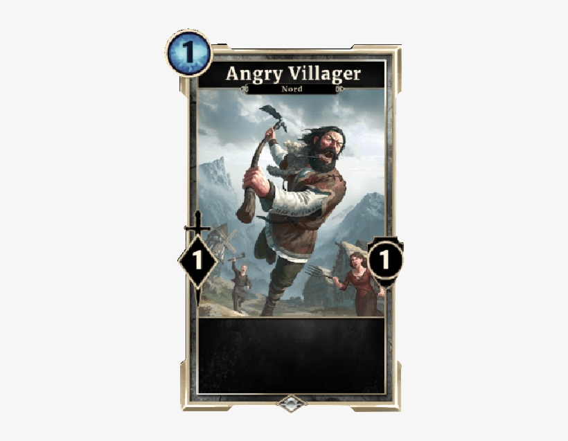 Elder Scrolls Legends Angry Villager - Free Transparent PNG Download ...