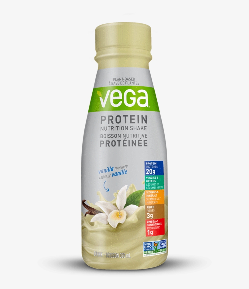 Vega® Protein Nutrition Shake - Vega Protein Shake - Free Transparent ...
