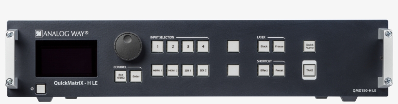 Qmx150-h Le Front Panel - Analog Way Pulse 2 Menu - Free Transparent ...