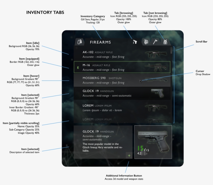 I Made A Mockup For A Fictionnal Fps Loadout Screen - Video Game - Free ...