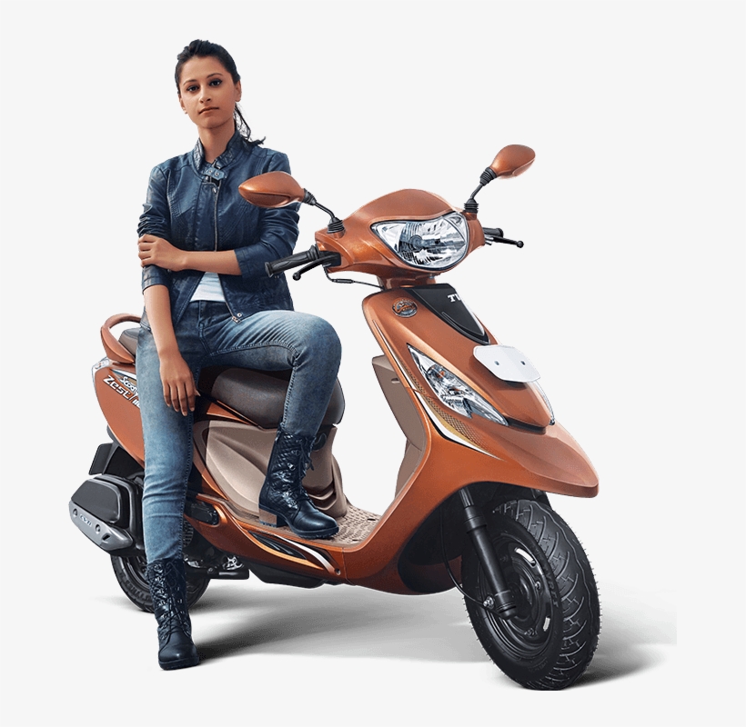 2s2 - Scooty With Girl Png - Free Transparent PNG Download - PNGkey