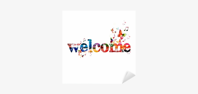 Colorful Welcome Vector Background With Butterflies - Quiz Creative ...