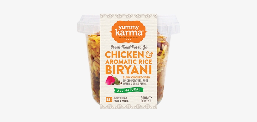 Yummy Karma Chicken & Aromatic Rice Biryani 300g - Chicken Curry - Free ...