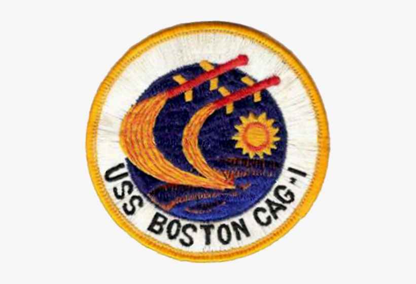Uss Boston Jacket Patch 1958 - Uss Boston Cag 1 Patch - Free ...