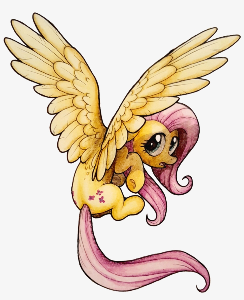 Fluttershy Copic Markers By Wingedwolf - Free Transparent PNG Download ...