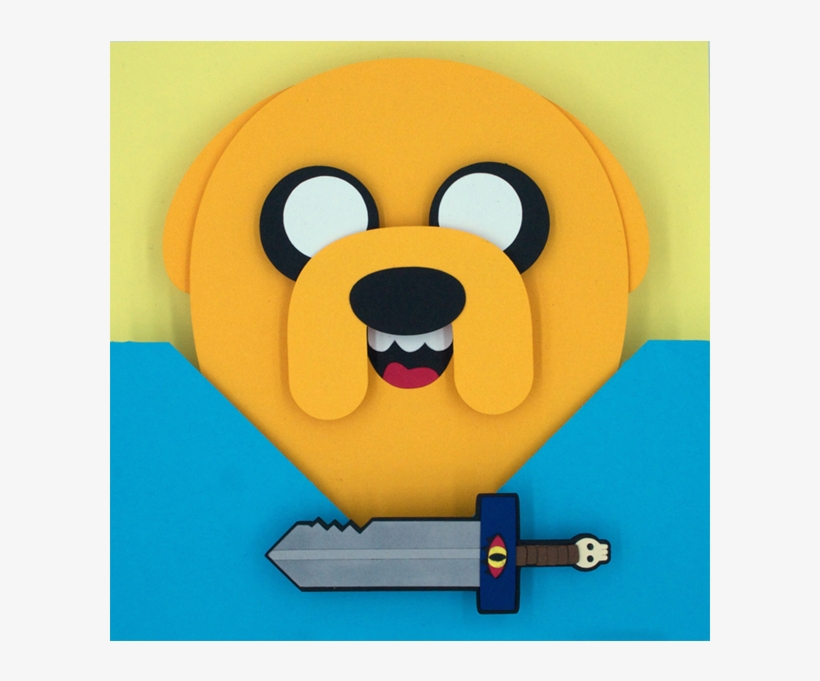 Jake Paper Art Cartoon Network Adventure Time Finn - Cartoon - Free ...