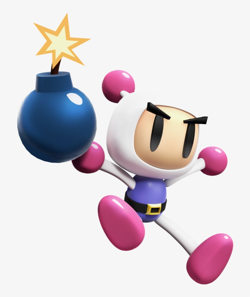 White Bomberman - Bomberman 3d Png - Free Transparent PNG Download - PNGkey