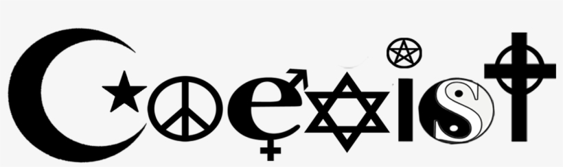 14455178419 56118bd8d6 O - Coexist Religions - Free Transparent PNG ...