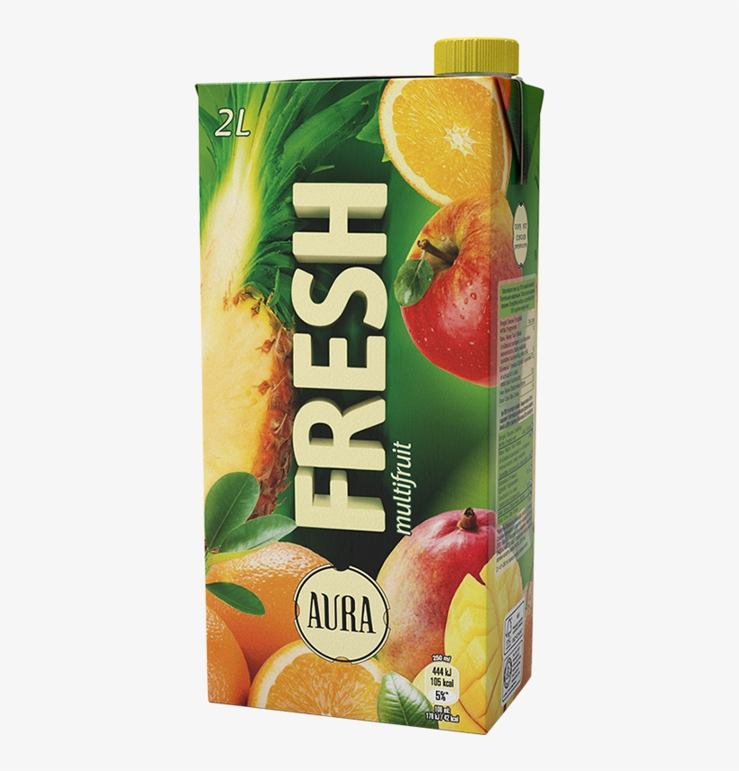 Aura Fresh Multifruit Juice Drink - Aura - Free Transparent PNG ...