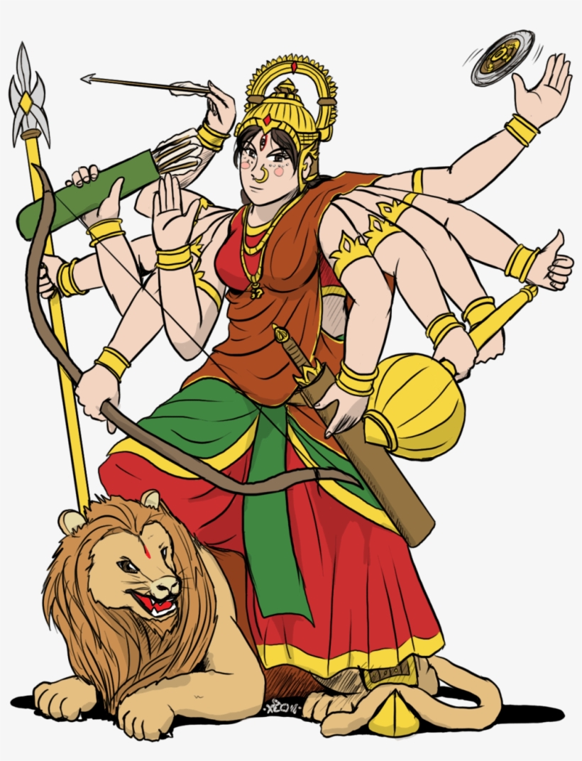 By Vachalenxeon On Deviantart - Durga - Free Transparent PNG Download ...
