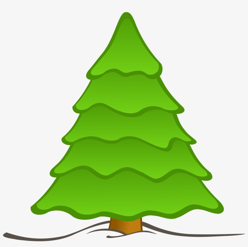 Filigree - Plain Christmas Tree Clip Art - Free Transparent PNG ...