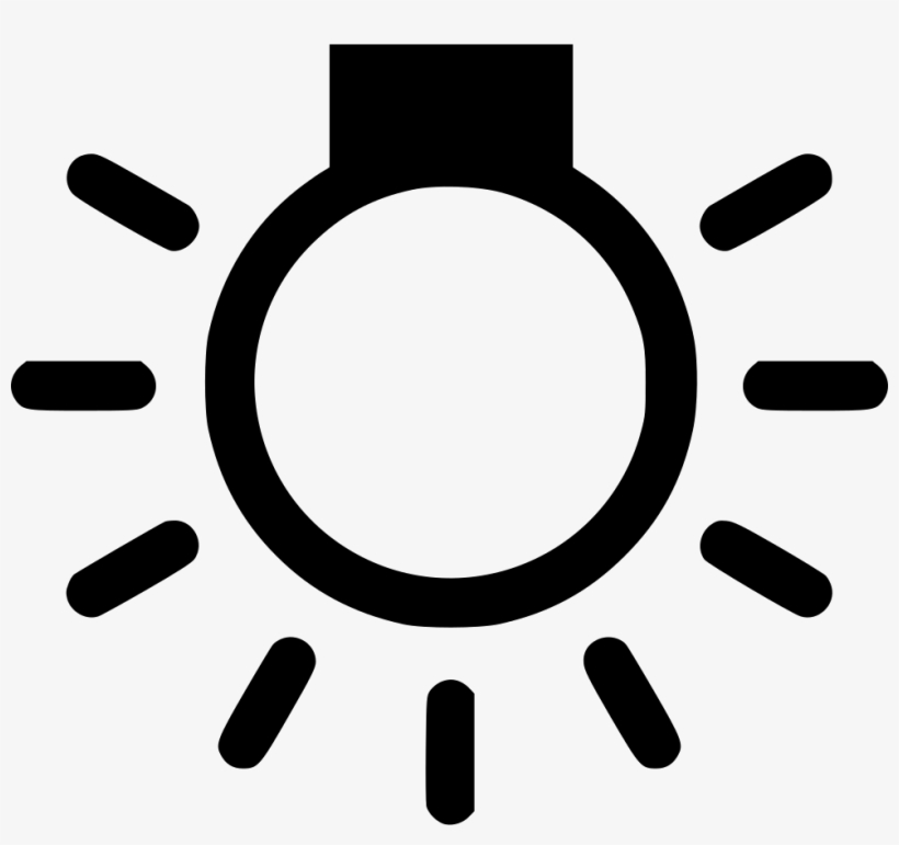 Overhead Light Bulb - Transparent Black And White Sun - Free ...