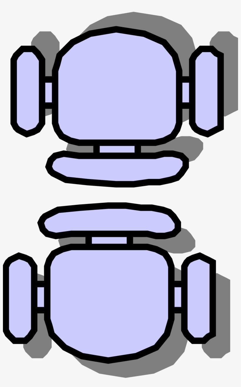 Chair Clipart Overhead - Chair Clipart Top View - Free Transparent PNG ...