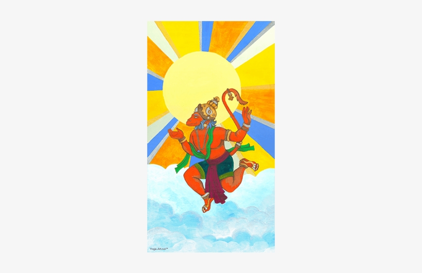 Portfolio Yoga Art - Hanuman Leaping - Free Transparent PNG Download ...