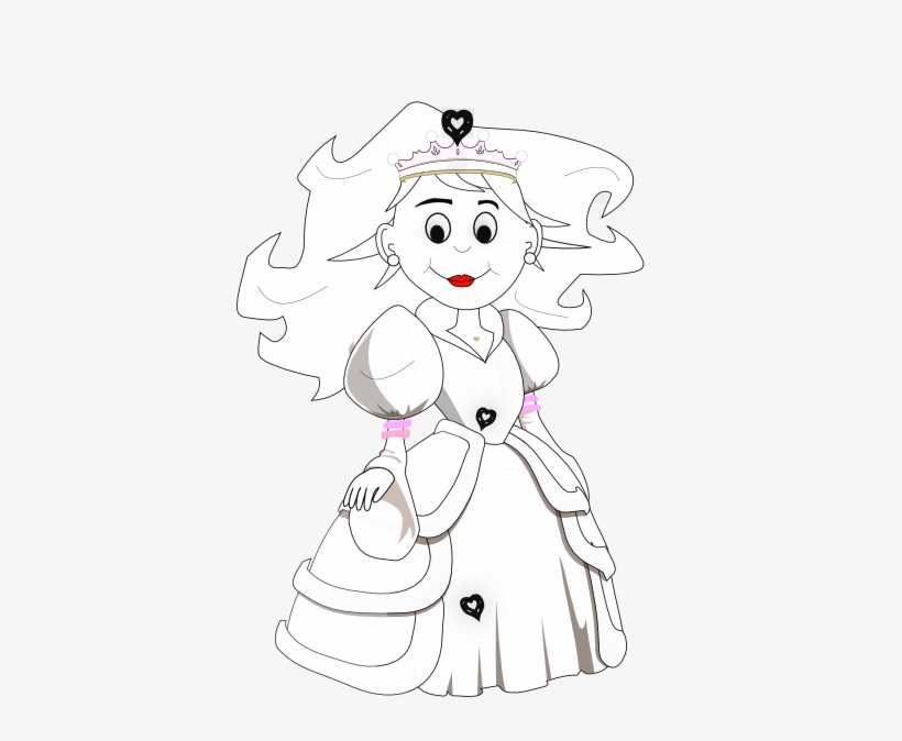 Original Png Clip Art File Queen Outline Svg Images - Free Transparent ...