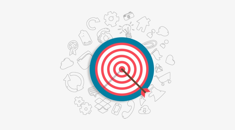 Vision Of Covey Infotech - Target Infographic - Free Transparent PNG ...