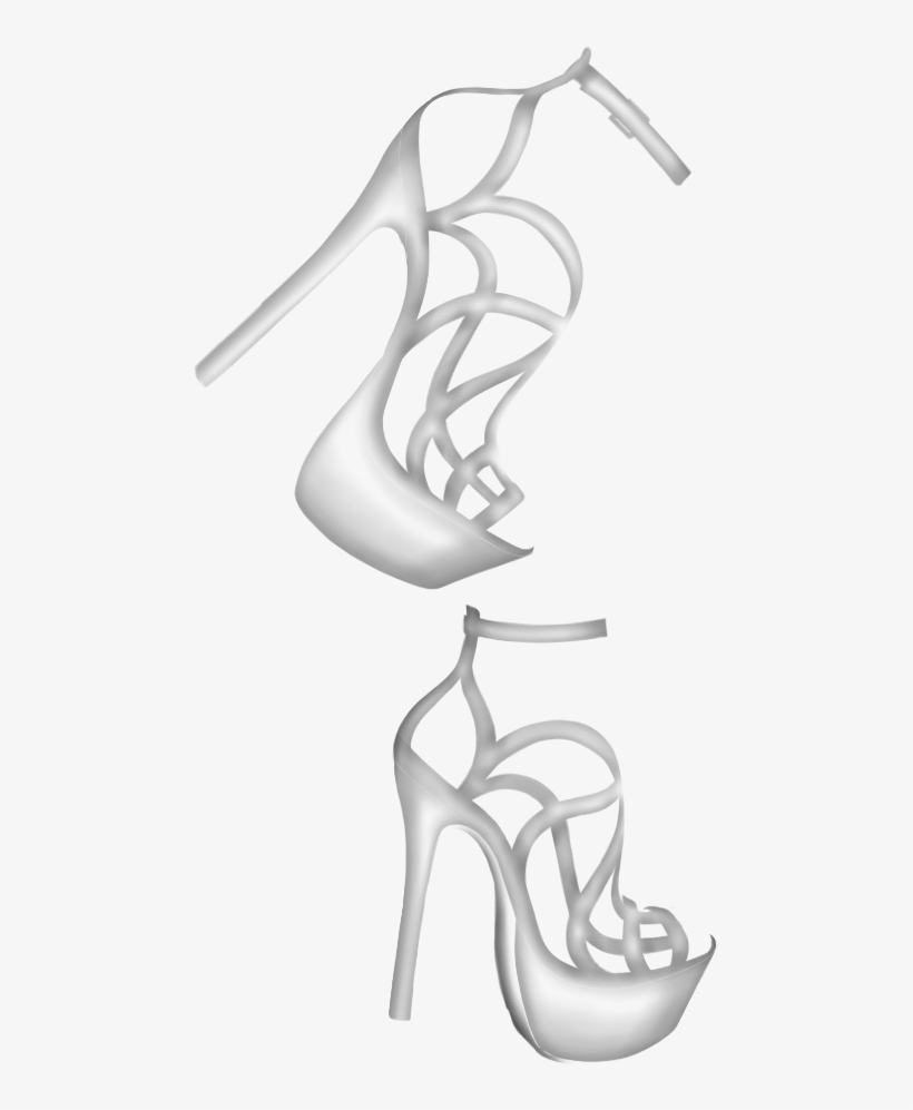 Platform Sandal Project - Drawing - Free Transparent PNG Download - PNGkey