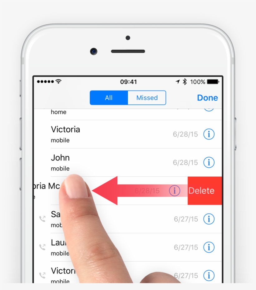 Swipe To Reveal The Delete Button - Delete Button On A Phone - Free ...