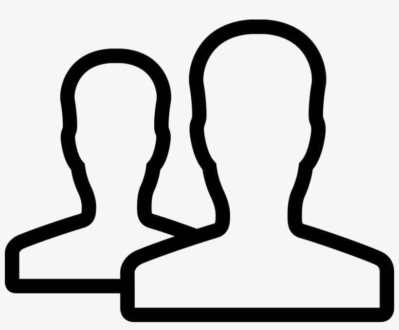 Heads Two People Comments - Two People Icon - Free Transparent PNG ...