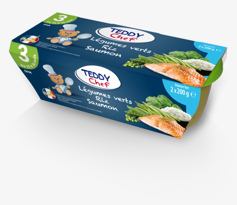 Puree Green Vegetables, Rice, Salmon - Hachis Parmentier - Free ...