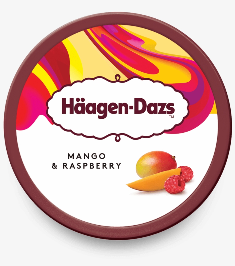 Mango & Raspberry - Mango And Raspberry Haagen Dazs - Free Transparent ...