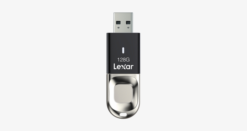 Lexar® Jumpdrive® Fingerprint F35 Usb - Lexar - Free Transparent PNG ...