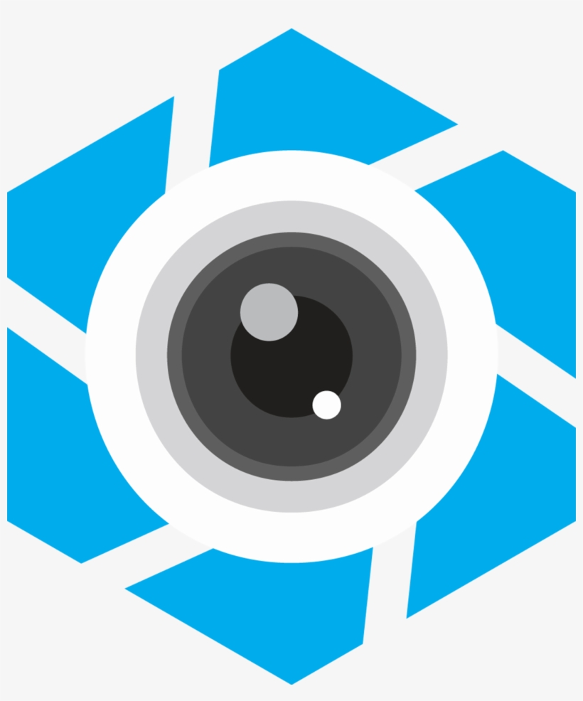 Abstract Camera Lens Vector