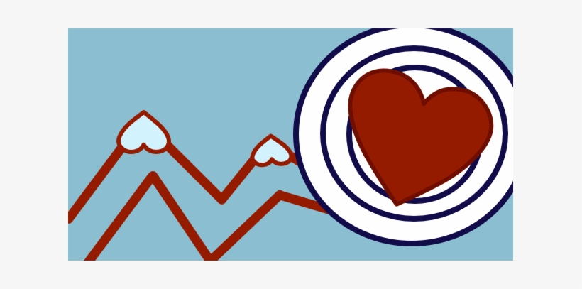 Running Trail Leading To Heart In Target - Running - Free Transparent ...