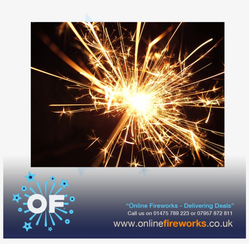 Sparklers From Online Fireworks - Gold Wire Sparklers (6pk) Latex ...