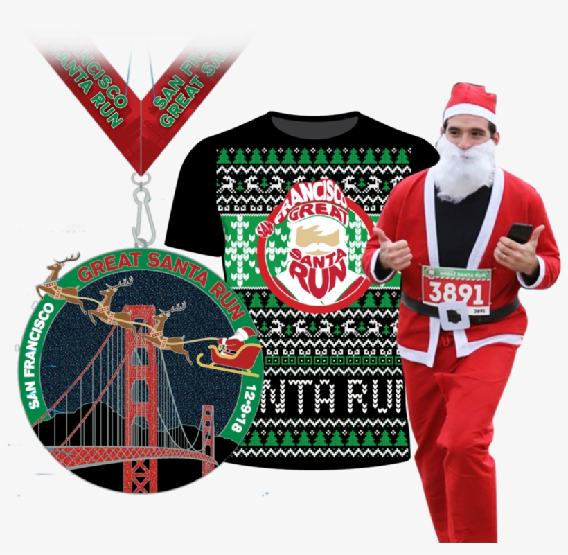 Santa Run Swag - Free Transparent PNG Download - PNGkey