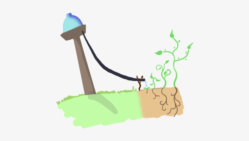 Drip Irrigation - Cartoon - Free Transparent PNG Download - PNGkey
