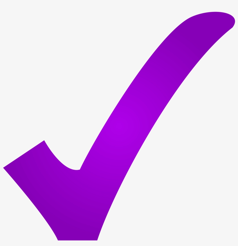 File - Purple Check - Svg - Purple Tick Png - Free Transparent PNG ...
