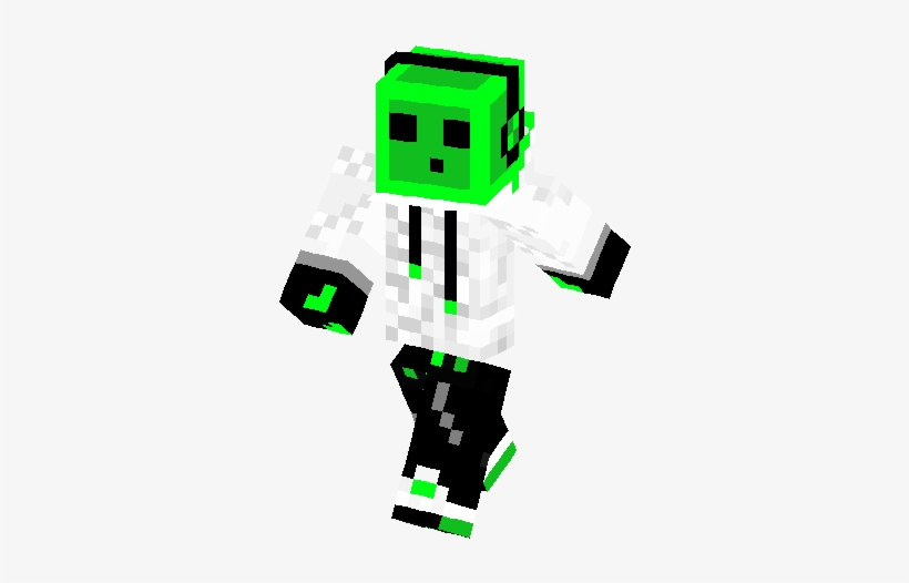 Slime Teen Skin - Skin Minecraft Slime - Free Transparent PNG Download ...